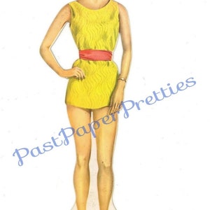 Vintage Paper Dolls Bewitched C. 1965 Printable PDF Instant Digital ...