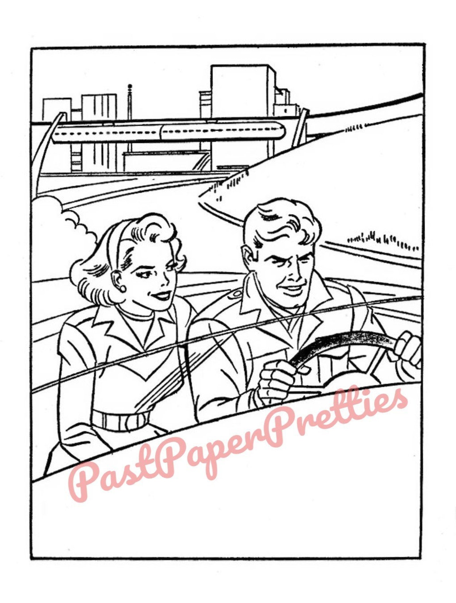 Vintage Printable Flash Gordon Coloring Book Pages C. 1958 Sci - Etsy ...