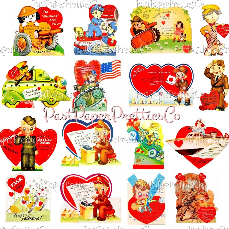 Military Valentines Cards - Etsy
