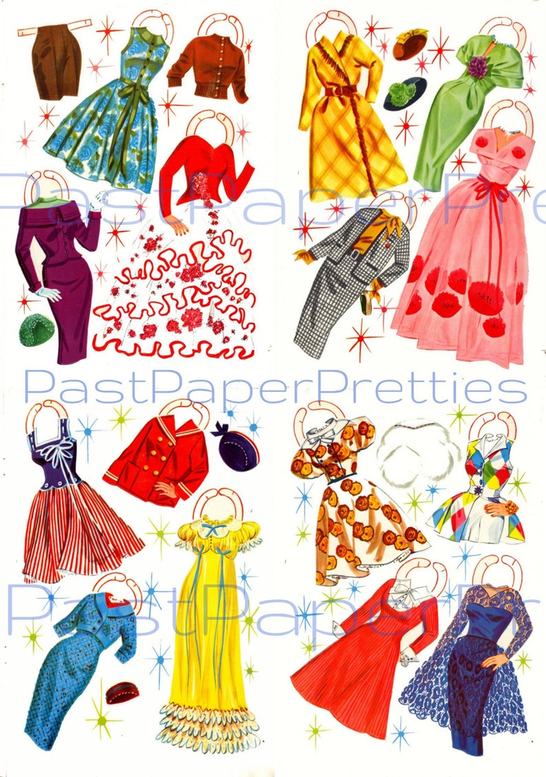 Vintage Movie Star Paper Dolls Donna Reed Doll C. 1964 - Etsy