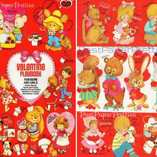 1980s Valentine Cards - Etsy