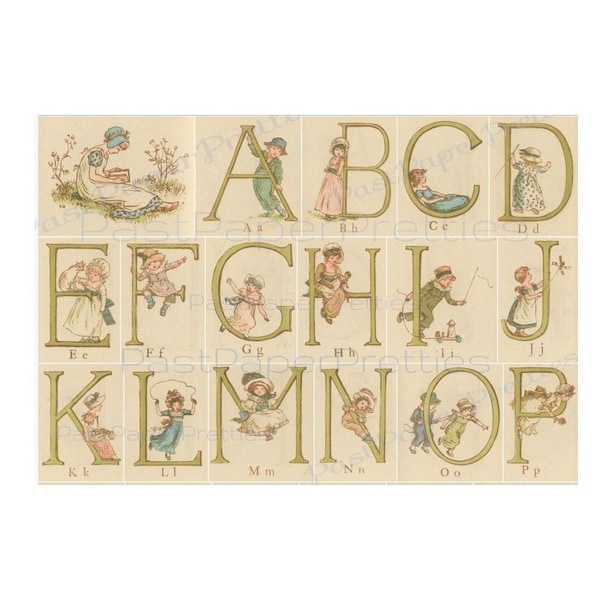Victorian Alphabet - Etsy