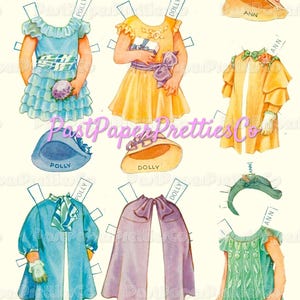 Vintage Paper Dolls Three Little Maids From School 1943 PDF Printable ...