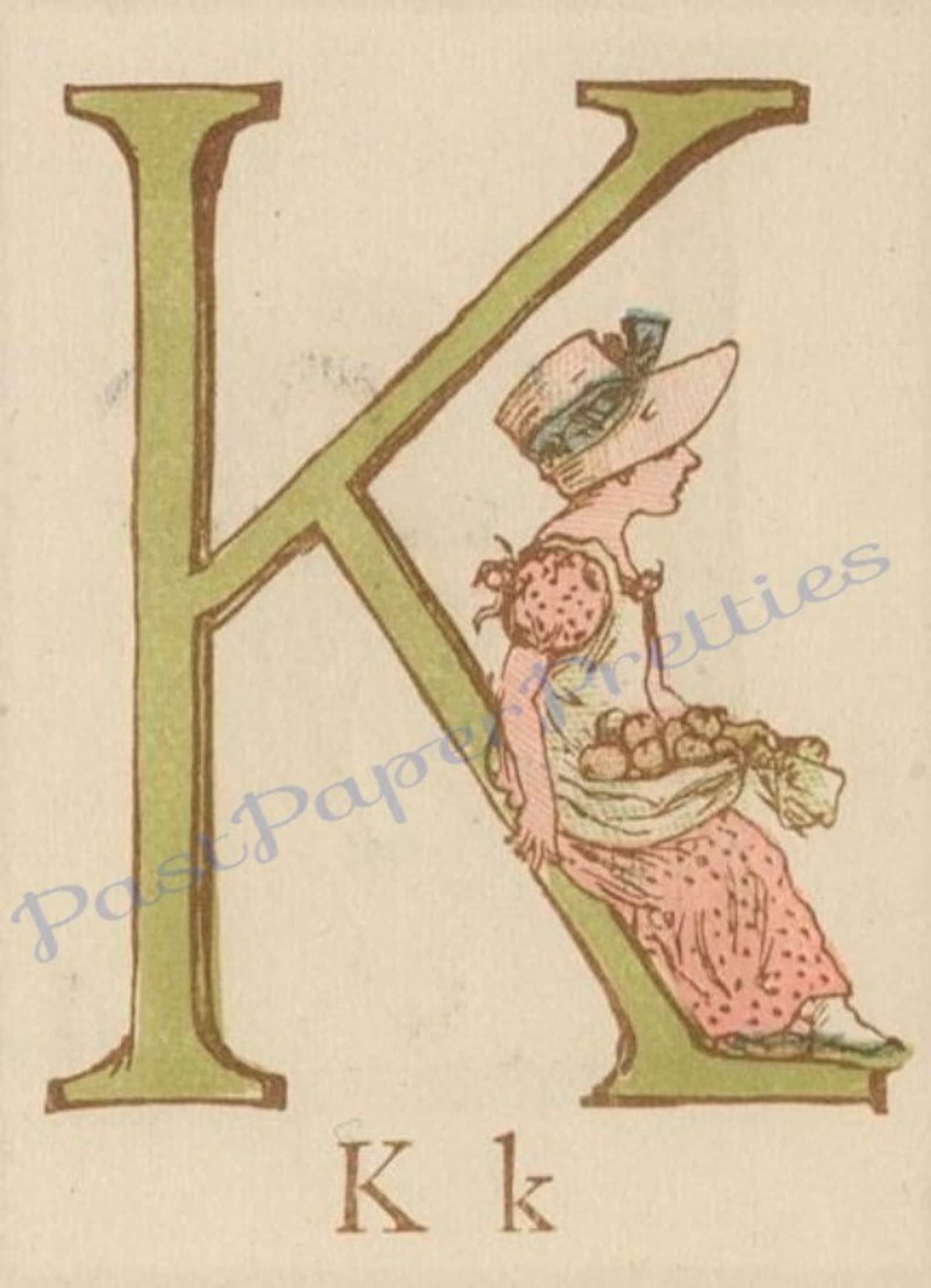Vintage Antique Printable Victorian Children Abcs Alphabet Letters ...