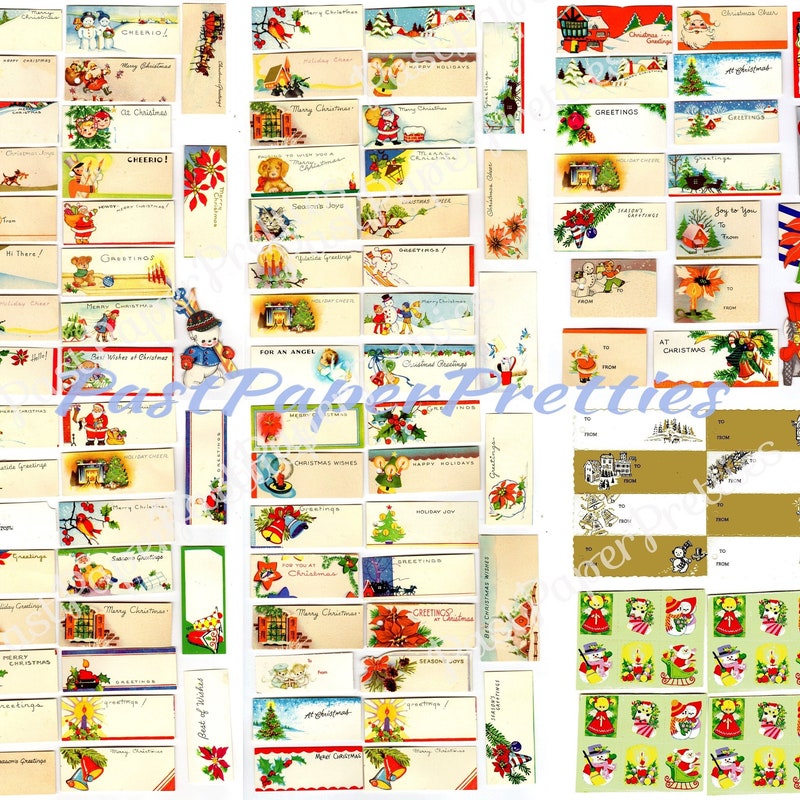 Cute Angel Printable Tags - Etsy