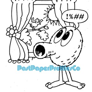 Vintage Qbert Coloring Book Printable Q*bert and His Friends Retro 80s ...