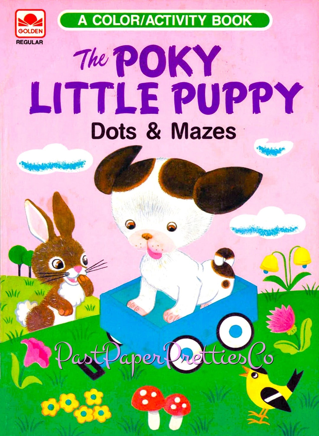 Vintage Printable Coloring Book the Poky Little Puppy Dots & Mazes PDF ...