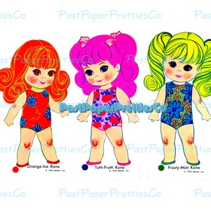 Vintage Paper Dolls Sweet Treat Liddle Kiddles 1969 Printable PDF ...