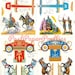 Vintage Paper Dolls Ben-hur Printable Playset Toy Chariots Horses ...