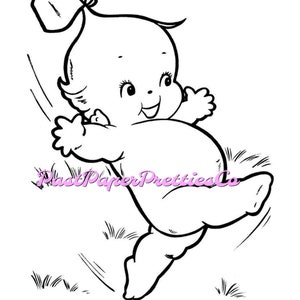 Vintage the Kewpies Coloring and Cut-out Book Printable PDF Instant ...