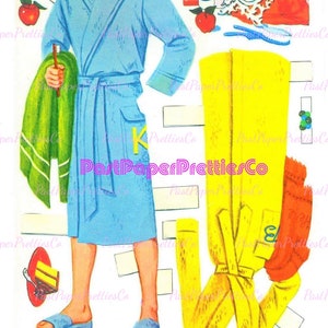 Vintage Paper Dolls Classic Barbie and Ken Cut-outs 1962 TWENTY Page ...