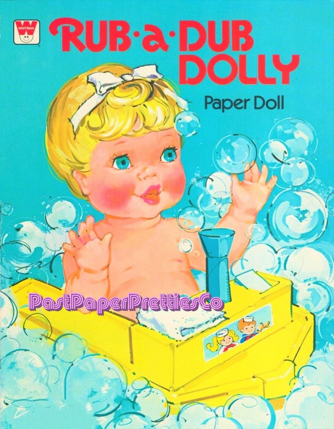 Vintage Paper Dolls Rub-a-dub Dolly 1977 Printable PDF Instant Digital ...