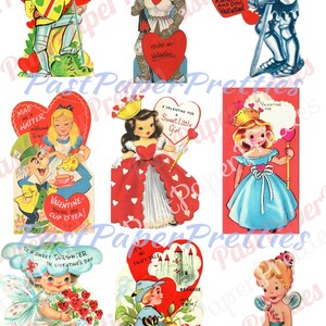 27 Vintage Fairytale Fantasy Valentine Cards Images King Queen Prince ...