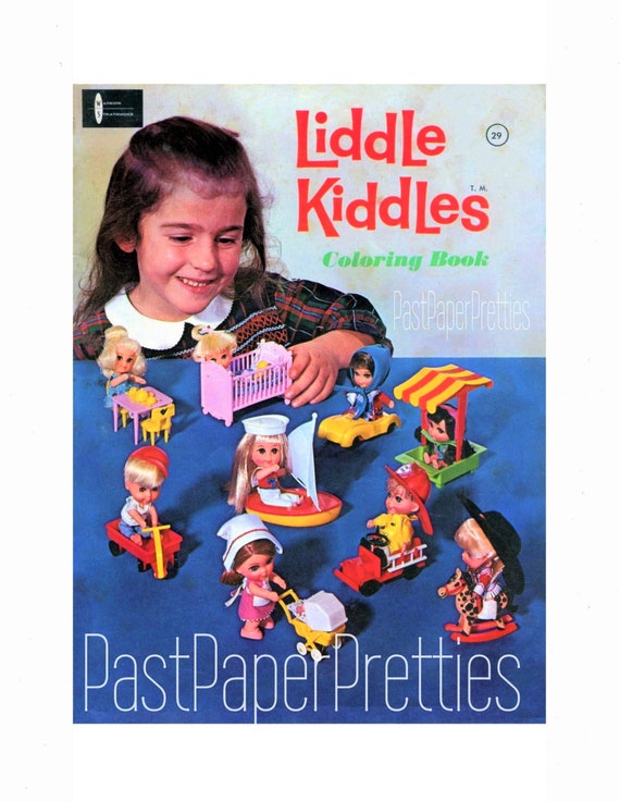 Vintage Printable Coloring Book Liddle Kiddles C. 1966 PDF - Etsy