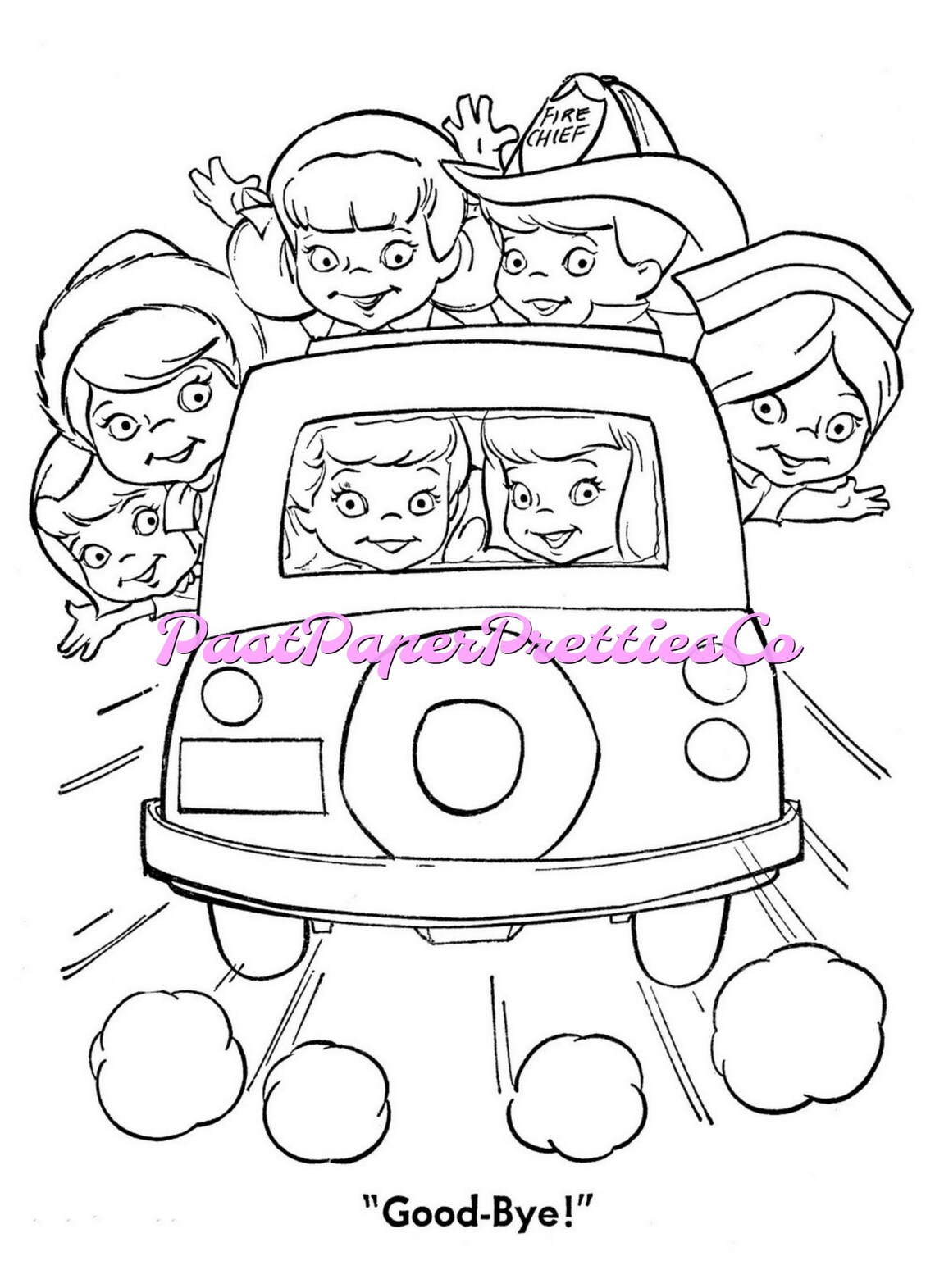 Vintage Printable Coloring Book Liddle Kiddles Trace N Color 1967 PDF ...