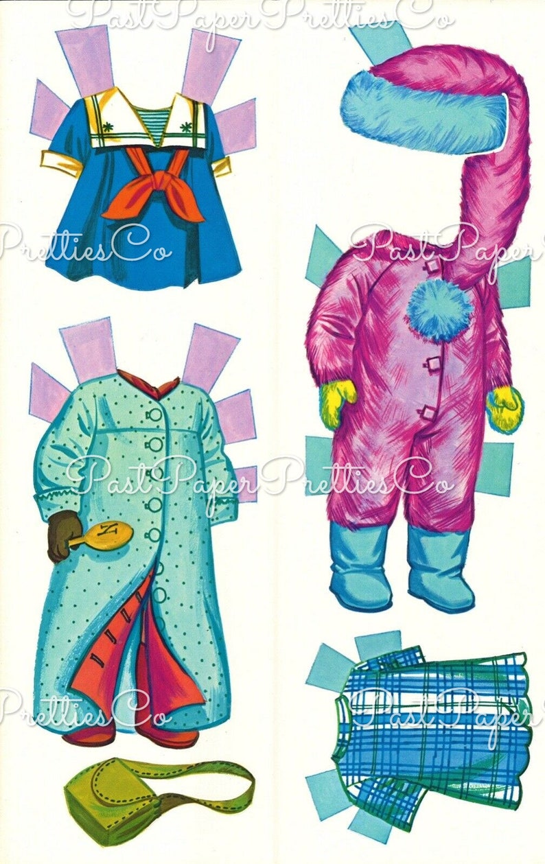 Vintage Paper Dolls Baby Nancy African American Doll C. 1971 - Etsy