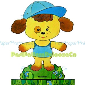 Vintage Paper Dolls Poochie Pet Puppy 1983 Printable PDF Instant ...