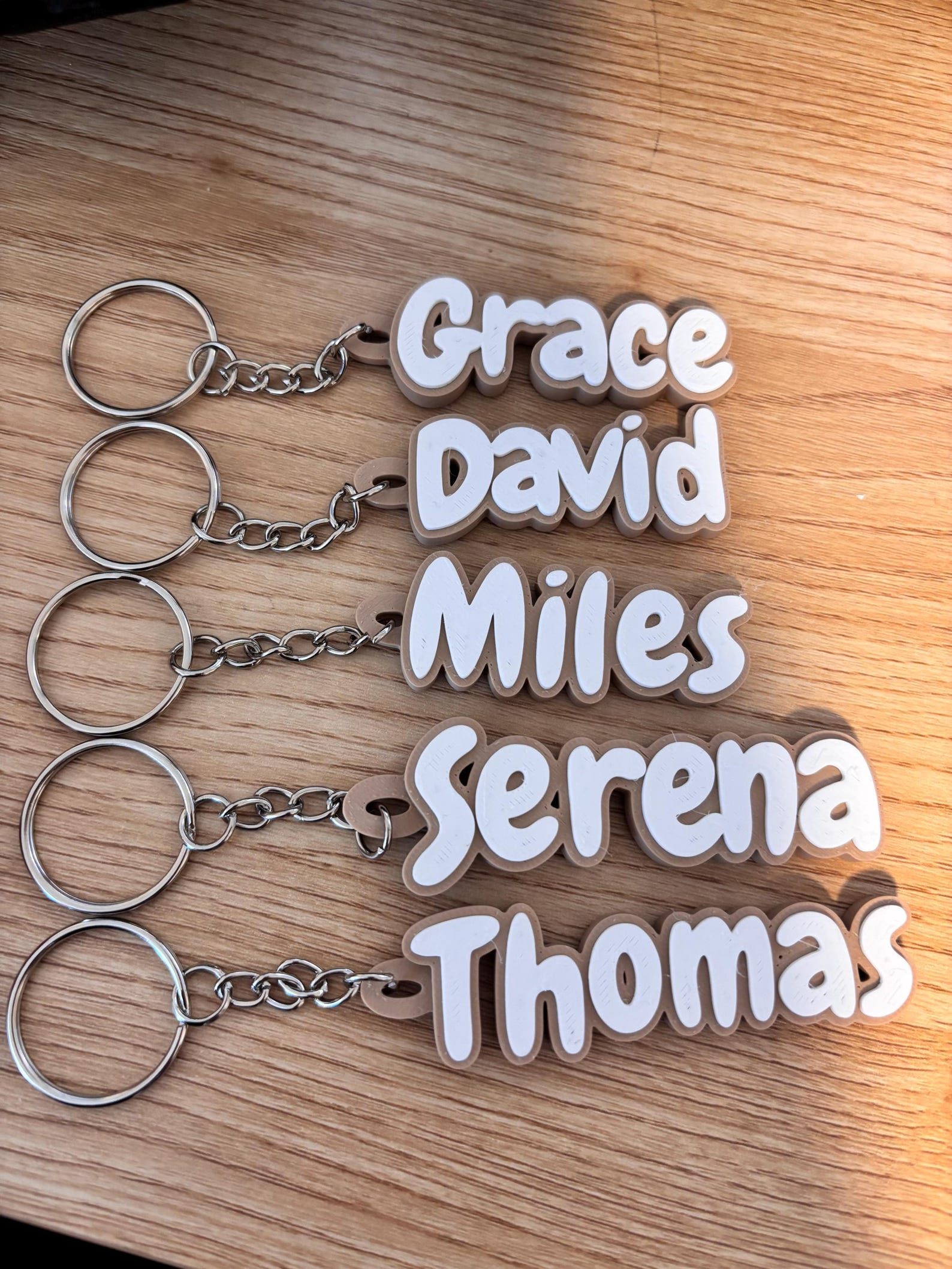 Custom 3D Name Keychain – Personalized Keyring Gift - Etsy