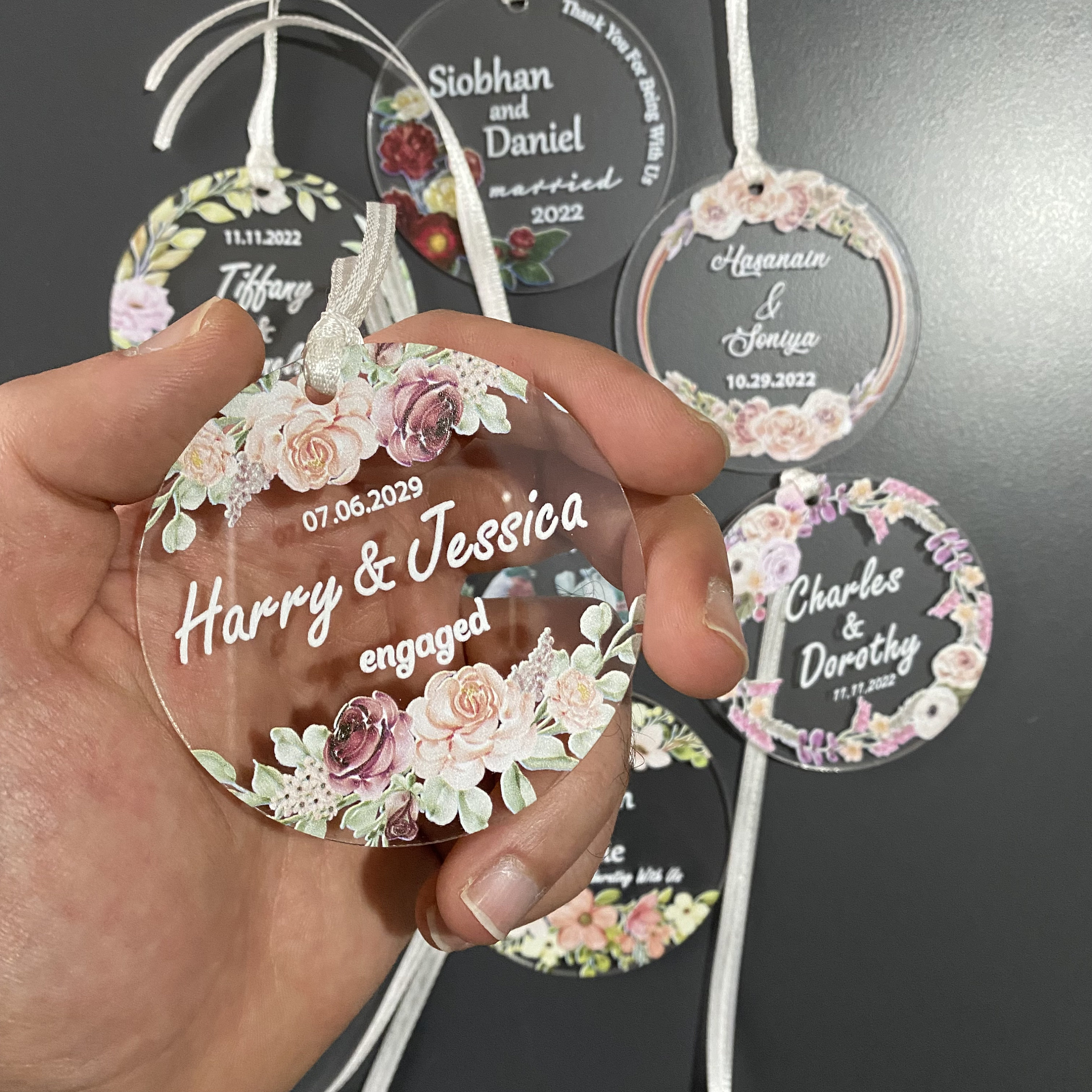 Personalized Wedding Favor, Wedding Decoration Ornaments, Bridal Shower ...