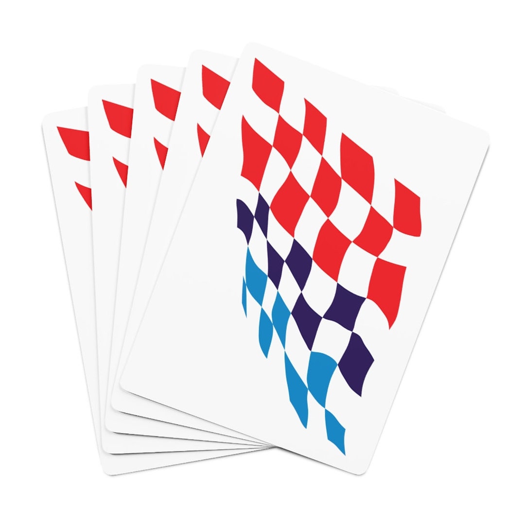 Motorsport Flag Poker Cards - Etsy