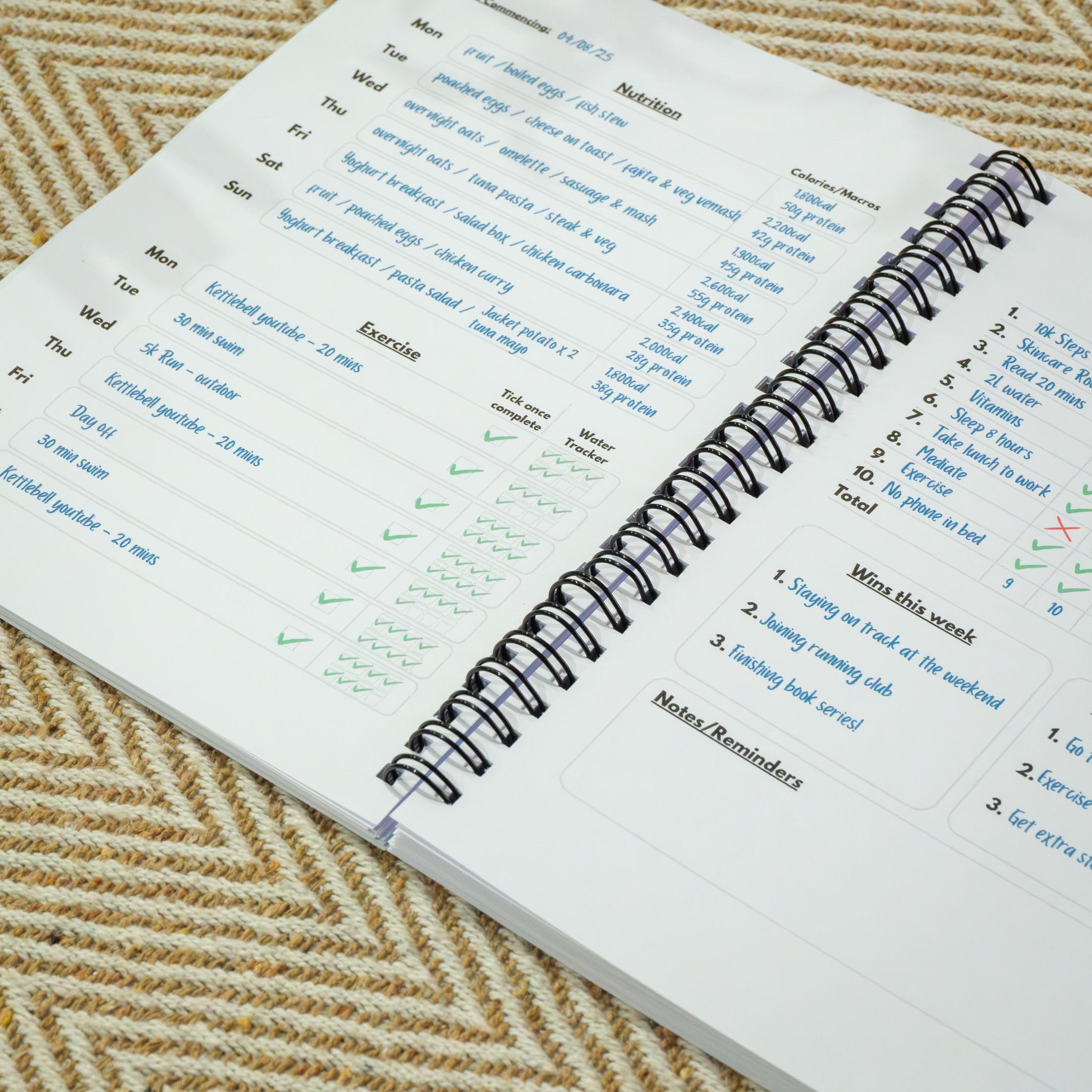 Personalised Transformation Journal | 52 Weeks of Health, Habits ...