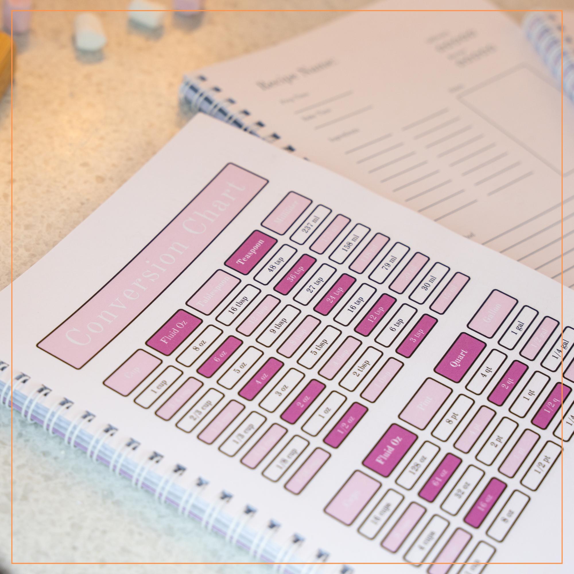 40 Page Baking Recipe Logbook | Custom Baking Journal | Record Your Own ...