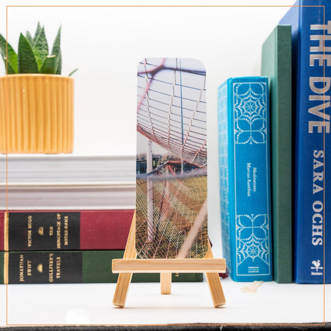 Football Goal Net Bookmark | Book Lovers Gift | Football Fan Gift Idea ...