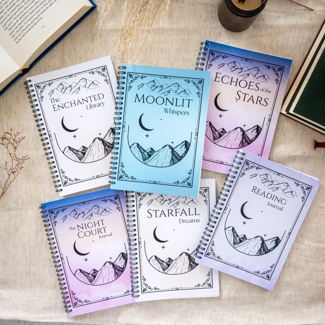 Fantasy Inspired Personalised Reading Journal | Gift for Book Lovers ...