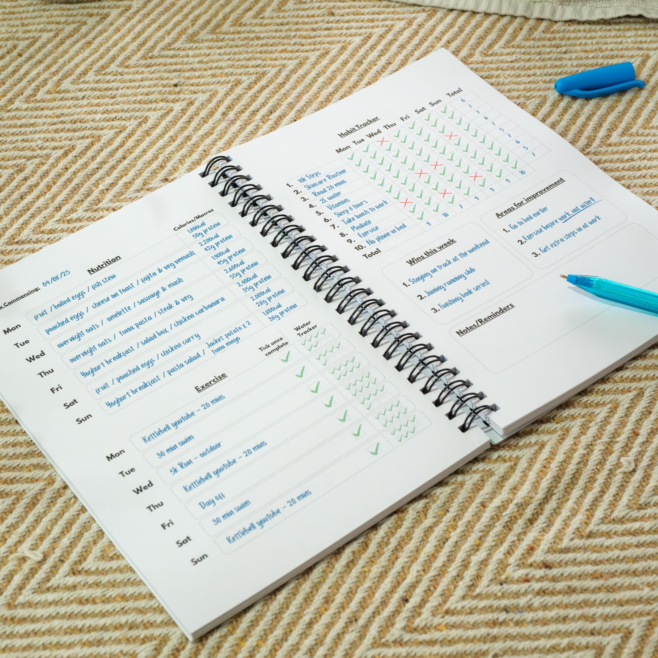 Personalised Transformation Journal | 52 Weeks of Health, Habits ...