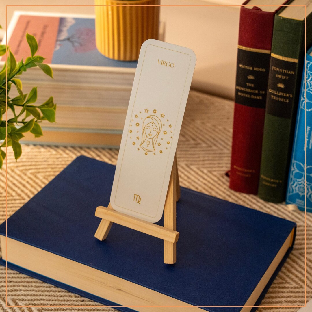 Virgo Star Sign Bookmark | Gift for Astrology Enthusiasts | Book Lovers ...