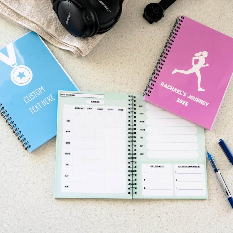 52 Week Transformation Journal | Nutrition & Exercise Tracker | Health ...