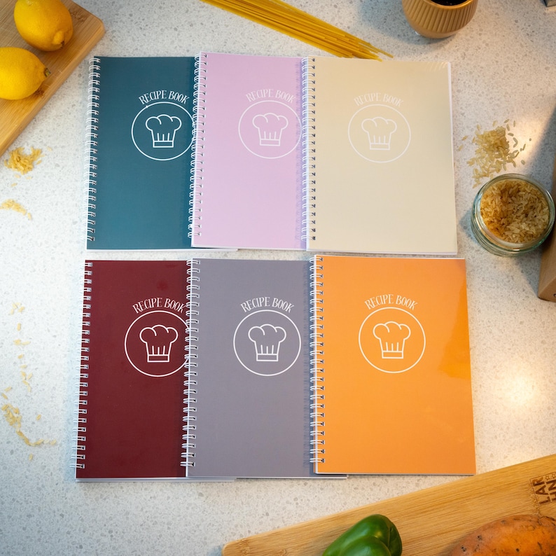 Personalised Recipe Book | A5 40 Page Recipe Journal | Record Your Own ...