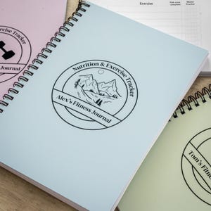 52-week Exercise and Nutrition Journal | Diet & Exercise Tracker ...