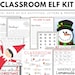 Printable Classroom Elf Kit, 15 Day Elf Kit, Classroom Elf Letter ...
