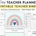 Teacher Planner 2023-24 Teacher Binder Printable Lesson - Etsy