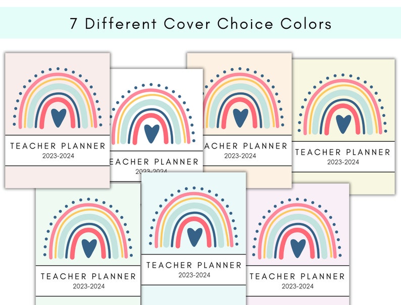 Teacher Planner 2023-24 Teacher Binder Printable Lesson - Etsy