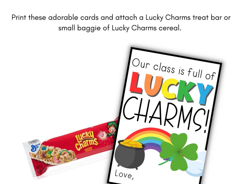 Printable St. Patrick's Day Cards for Students From Teacher, Teacher St ...