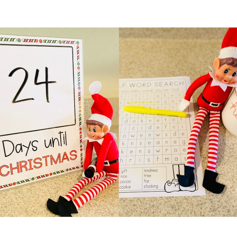 Printable Classroom Elf Kit, 15 Day Elf Kit, Classroom Elf Letter ...