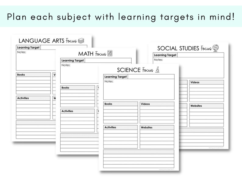 Teacher Planner 2023-24 Teacher Binder Printable Lesson - Etsy