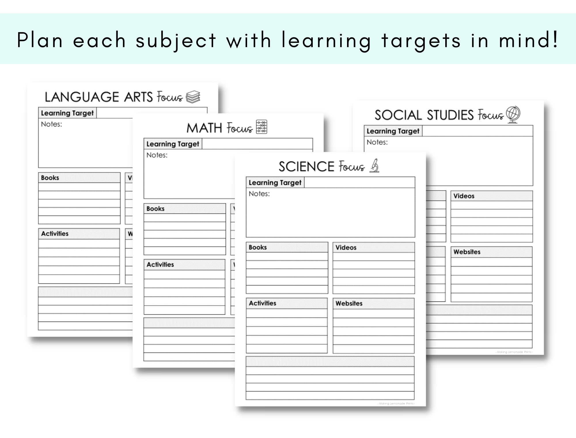 Teacher Planner 2023-24 Teacher Binder Printable Lesson - Etsy