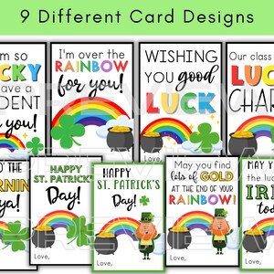 Printable St. Patrick's Day Cards for Students From Teacher, Teacher St ...