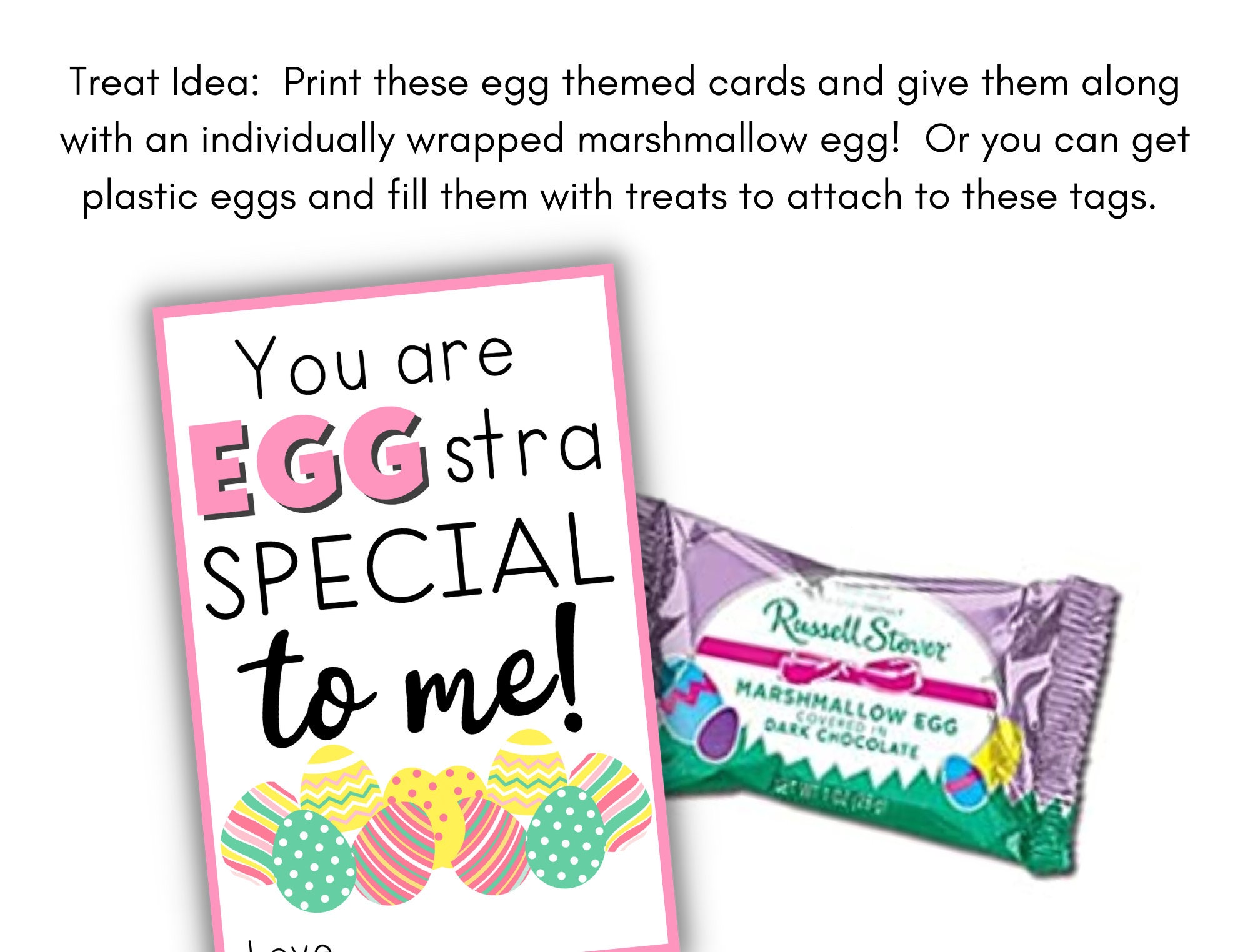 Editable Easter Cards for Students From Teacher, Easter Gift Tags ...