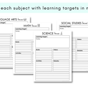 Teacher Planner 2023-24, Teacher Binder, Printable Lesson Planner ...
