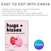 Hershey Kisses Valentines: Printable Cards for Kids (PDF File) - Etsy