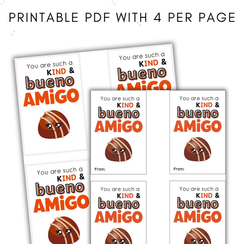 Bueno Valentine Card, Bueno Valentines for Kids, Bueno Valentines for ...