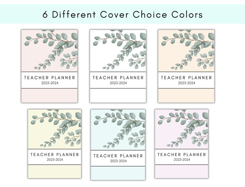 Teacher Planner 2023-24, Teacher Binder, Printable Lesson Planner ...