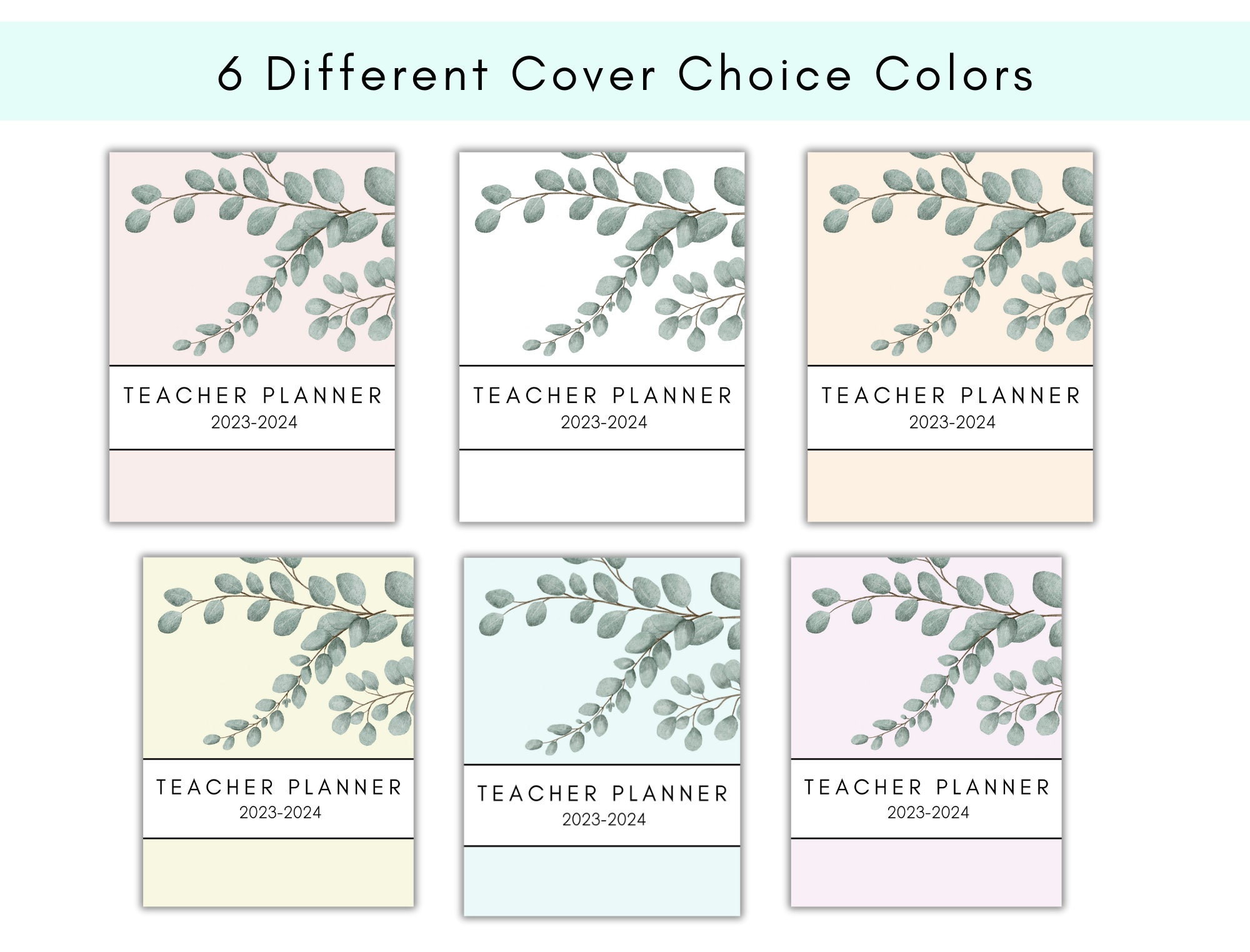 Teacher Planner 2023-24, Teacher Binder, Printable Lesson Planner ...