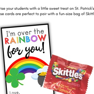 Printable St. Patrick's Day Cards for Students From Teacher, Teacher St ...