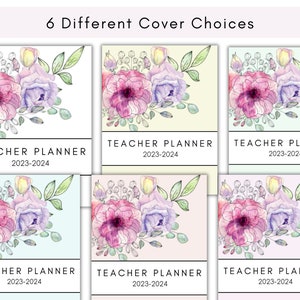 Teacher Planner 2023-24, Teacher Binder, Printable Lesson Planner ...