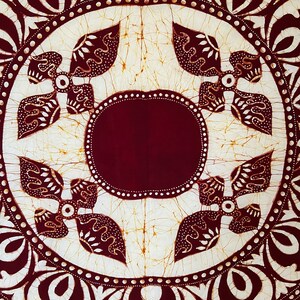 Handmade Sri Lankan Batik Large Wall Hanging/table Cloth 150x226 Cm - Etsy